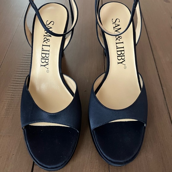 Sam & Libby | Shoes | Sam Libby Blue High Heels Size 7 | Poshmark